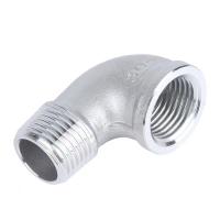 China Casting Stainless Steel 201 304 Male and Female NPT Thread 90 Degree Elbow BSP BSPT for sale