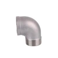 China Casting Stainless Steel 201 304 Male and Female NPT Thread 90 Degree Elbow BSP BSPT for sale