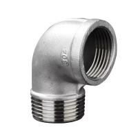 China Casting Stainless Steel 201 304 Male and Female NPT Thread 90 Degree Elbow BSP BSPT for sale