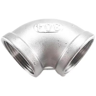 China THREADED Stainless Steel Pipe Fitting SS 201 304 316 316L 90 Degree Casting NPT BSPT DIN Elbow for sale