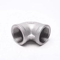China THREADED Stainless Steel Pipe Fitting SS 201 304 316 316L 90 Degree Casting NPT BSPT DIN Elbow for sale
