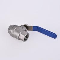 China RTS 1.5IN 2IN 3IN Stainless Steel 201 304 Weight-Duty BALL VALVES for Water Media 2PCS for sale