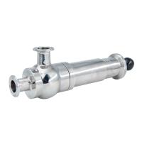 China Equal Sanitary Pressure Relief Valve Stainless Steel 304 316 with Scale Overflow Valve Food-Grade Adjustable Tri Clamp Safety Valve for sale