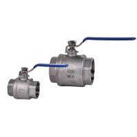 China Female Connection RTS Stainless Steel 201304 2PC Light-Duty Two Pieces Type Ball Valve for sale