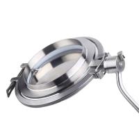 China Sanitary Stainless Steel 304 316L Middle Clamp or Welded Ends Manual Wam Powder 1/8