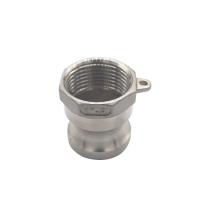 China Equal WZ SS 304 316 A Type Silver Camlock Coupling Adaptor for NPT BSP Quick Connect for sale
