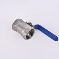 China 1Pc Type Threaded Female Ball Valve in DN8-DN80 Port Size with Stainless Steel Material for sale