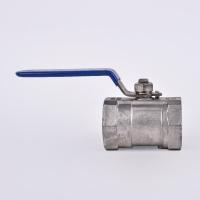 China 1Pc Type Threaded Female Ball Valve in DN8-DN80 Port Size with Stainless Steel Material for sale