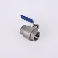 China Manual Operation Stainless Steel 201/304 2PC Light Duty Two Pieces Type Ball Valve for General for sale