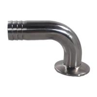 China Sanitary SS304 316 316L Tri Clamp 90DEG Hose Barb Tri Clover Compatible Hose Coupling Fitting Food Grade Adapter for sale