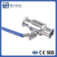 China 1''-8'' Standard Stainless Steel Ss 304 316 Sanitary Tri-Clamp Ball Valve with Design for sale
