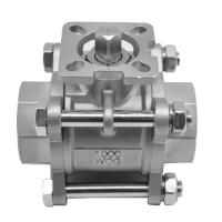 China Casting 3PCS Stainless Steel 1000 Wog Ball Valve for Petrochemical Industry for sale