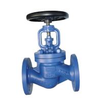 China Hexagon Head Cast Iron 4 inch Flange High Temperature Steam Globe Control Valve PN16 for sale