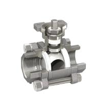 China Casting 3PCS Stainless Steel 1000 Wog Ball Valve for Petrochemical Industry for sale