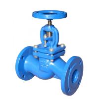 China Hexagon Head Cast Iron 4 inch Flange High Temperature Steam Globe Control Valve PN16 for sale