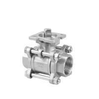 China Casting 3PCS Stainless Steel 1000 Wog Ball Valve for Petrochemical Industry for sale