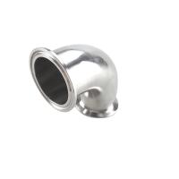 China DN20-DN300 Sanitary Stainless Steel 304/316 Tri-Clamp 90 Degree Elbow and Long-Lasting for sale