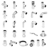 China Female Thread Npt bspt bsp Standard Stainless Steel SCH 10 40 Press Pipe Fittings for sale