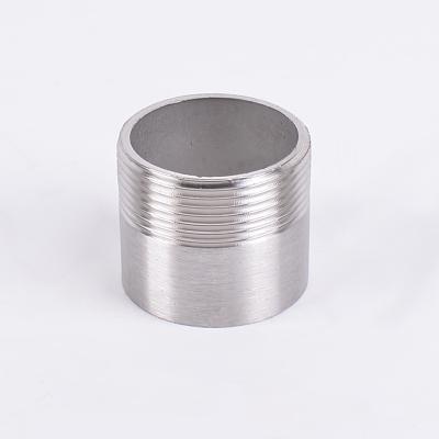 China 201 304 NPT Male Single Ferrule Branch Thread Pipe Fitting for General Sanitary Needs for sale