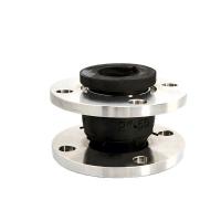 China Stainless Steel Flange Connection Flexible Rubber Expansion Joint with SILVER Coating for sale