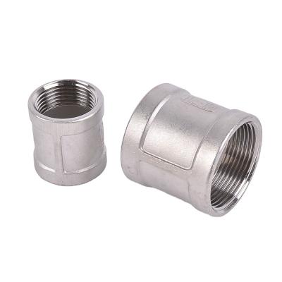China 201 304 Stainless Steel Round Head Code NPT Female Socket Pipe Fitting for Plumbing for sale