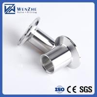 China Customized Sanitary Female Threaded Pipe Fitting to 2.5 Inch TRI CLAMP OD 77mm Ferrule for sale