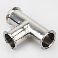 China Hexagon Clamp Tee 3 Way Stainless Steel 304 with 3 Silicone Gaskets Fits 1.5