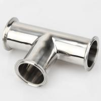 China Hexagon Clamp Tee 3 Way Stainless Steel 304 with 3 Silicone Gaskets Fits 1.5