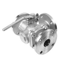 China Standard Stainless Steel Ss 304 316 Flange Ball Valve Valved Design Long Service Life for sale