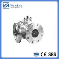China Standard Stainless Steel Ss 304 316 Flange Ball Valve Valved Design Long Service Life for sale