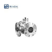 China Standard Stainless Steel Ss 304 316 Flange Ball Valve Valved Design Long Service Life for sale
