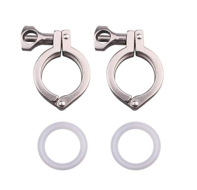 China Hexagon/Round Head Code Wenzhe Tri-clamp Stainless Steel 304 Single Pin Heavy Duty Tri Clamp for sale