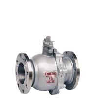 China PN20 PN50 Stainless Steel 304 316 CF8 CF8M Flange End Ball Valve for Chemical Industry for sale