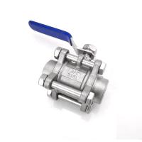 China Acid Resistant Stainless Steel SS316 or SS304 1000psi 3 Pieces Casting Butt Weld Ball Valve for sale