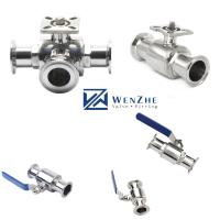 China OEM Support SS304 1/4''-4.0'' Homebrew Tri-Clamp Ball Valve Stainless Steel Sanitary Valve for sale