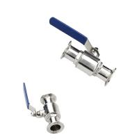 China OEM Support SS304 1/4''-4.0'' Homebrew Tri-Clamp Ball Valve Stainless Steel Sanitary Valve for sale