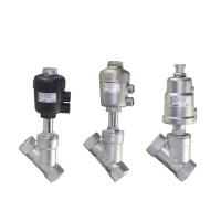 China Stainless Steel Pneumatic Angle Seat Valve with Customized Design and Hexagon Head for sale
