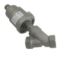 China Stainless Steel Pneumatic Angle Seat Valve with Customized Design and Hexagon Head for sale