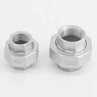 China Female Connection Stainless Steel 304 Cast Pipe Fitting Union 3/4