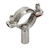 China WZ Sanitary SS 304 316 Single Pin Clamp Tri Clamp Fittings Pipe Hanger Pipe Holder 1/8