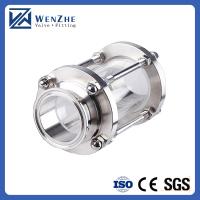 China Food Grade Stainless Steel 304 316L Sanitary Tri Clamp Sight Glass Pipe Fitting Tubular Sight Glass for sale