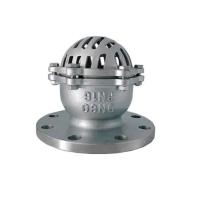 China Silver Stainless Steel 304 316 Flanged Foot Valve with Screwed End and Butterfly Design for sale