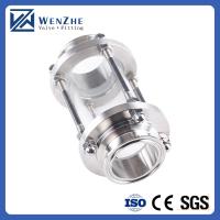 China Food Grade Stainless Steel 304 316L Sanitary Tri Clamp Sight Glass Pipe Fitting Tubular Sight Glass for sale