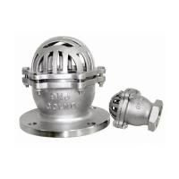 China Silver Stainless Steel 304 316 Flanged Foot Valve with Screwed End and Butterfly Design for sale