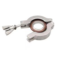 China Stainless Steel 304 316 KF16 KF25 KF40 Tri Clamp Ferrule Set for Vacuum Adapter Design for sale