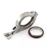 China Stainless Steel 304 316 KF16 KF25 KF40 Tri Clamp Ferrule Set for Vacuum Adapter Design for sale