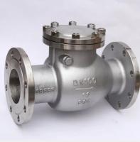 China Ductile Iron Foot Check Valve for Quick Fittings Round Head Code Female Thread Flapper for sale