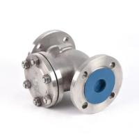 China Ductile Iron Foot Check Valve for Quick Fittings Round Head Code Female Thread Flapper for sale