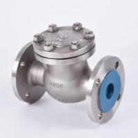 China Ductile Iron Foot Check Valve for Quick Fittings Round Head Code Female Thread Flapper for sale