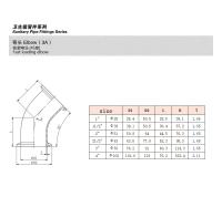 China Sanitary 90 Degree 45 Degree 2